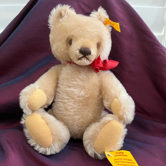 Toys | Authentic Steiff Mohar Teddy Bear | Poshmark